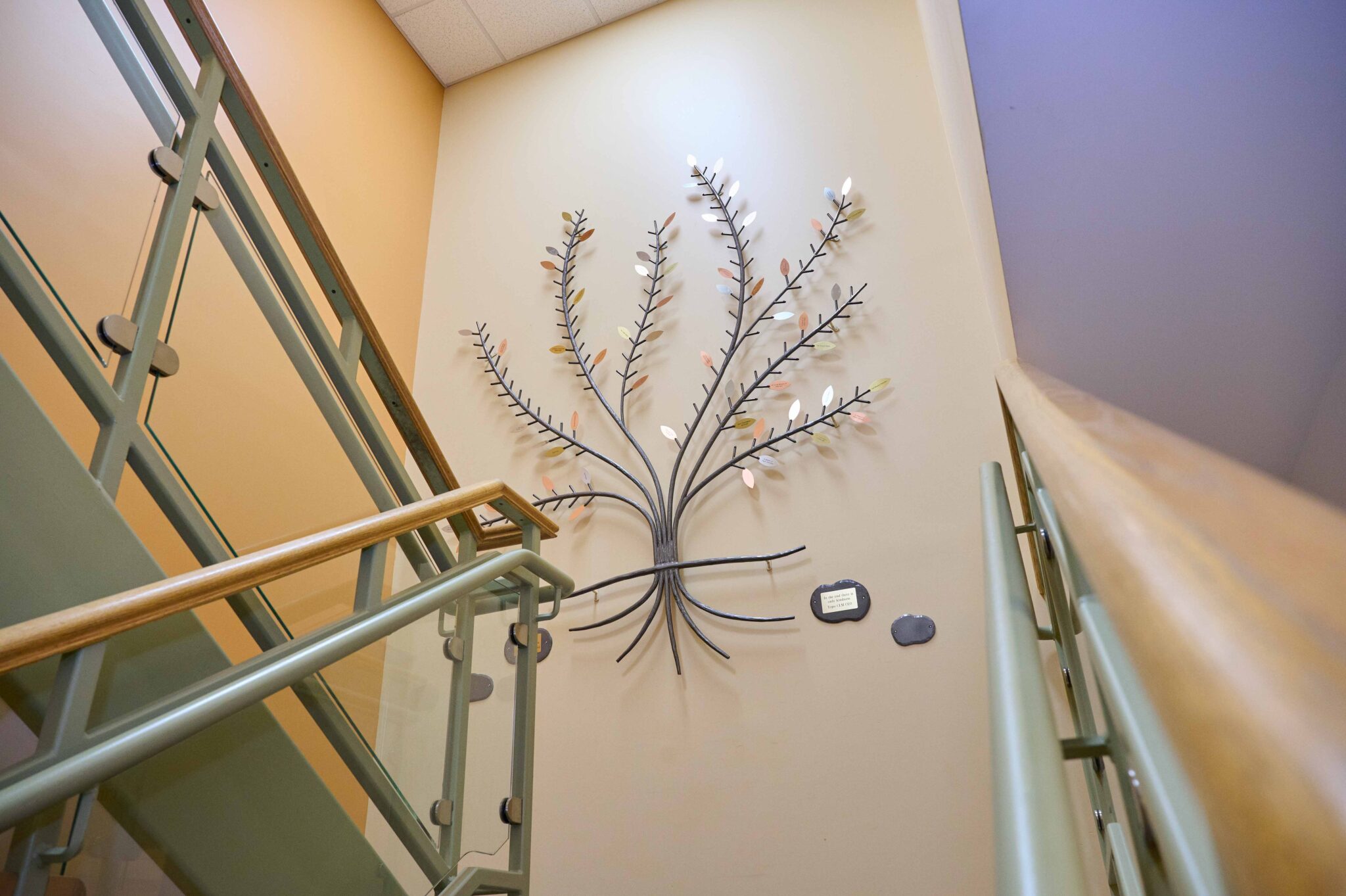 CLM Dedicates Donor Recognition Giving Tree Sculpture - Center for Life ...